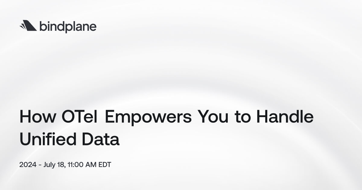 How OTel Empowers You to Handle Unified Data