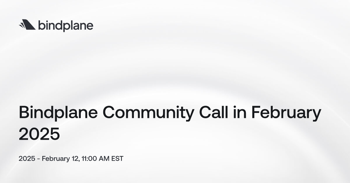 Bindplane Community Call in February 2025