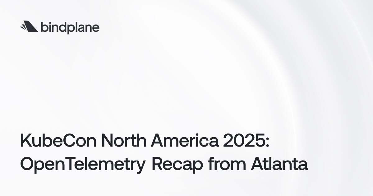 KubeCon North America 2025: OpenTelemetry Recap from Atlanta | Bindplane