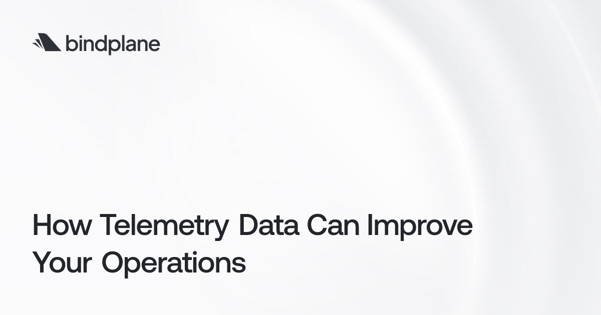 How Telemetry Data Can Improve Your Operations | Bindplane
