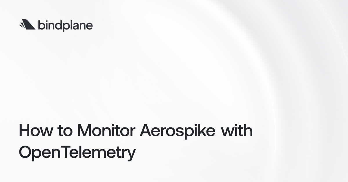 How to Monitor Aerospike with OpenTelemetry