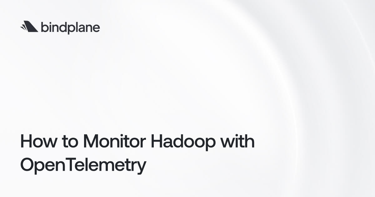 How to Monitor Hadoop with OpenTelemetry