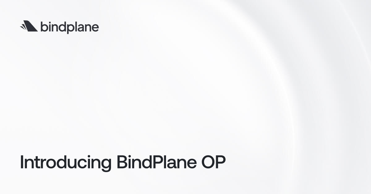 Introducing BindPlane OP