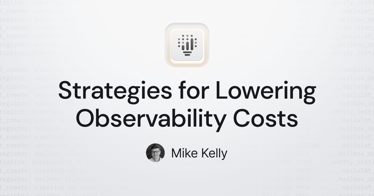 Reduce Telemetry Costs with OpenTelemetry & Bindplane